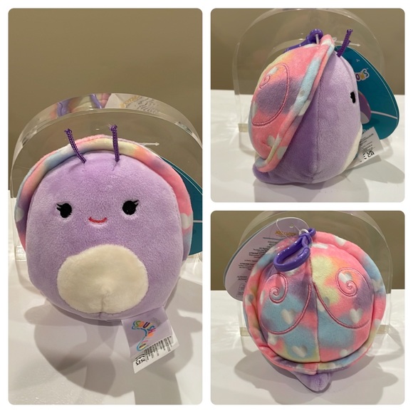 Squishmallows | Other | Nwt 35 Swerl The Purple Snail Valentine ...